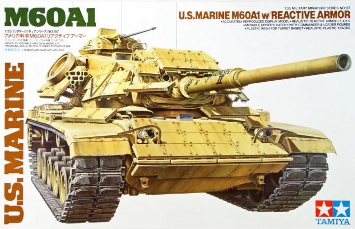 Tamiya Us M60A1 With Reactive Armor 1/35 35157 - Ceny i opinie - Ceneo.pl