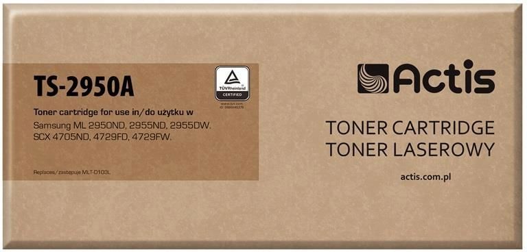 ACTIS TONER TS-2950A DO SAMSUNG CZARNY (BLACK) (TS2950A) - Opinie i ...