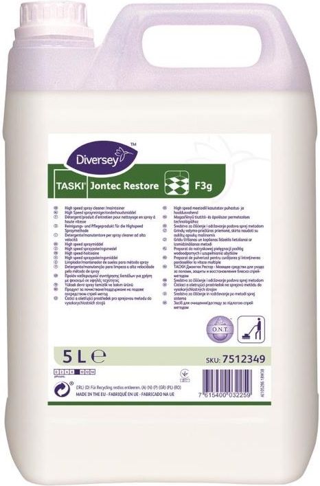 Diversey Taski Jontec Restore Preparat Do Natryskowej Pielęgnacji ...
