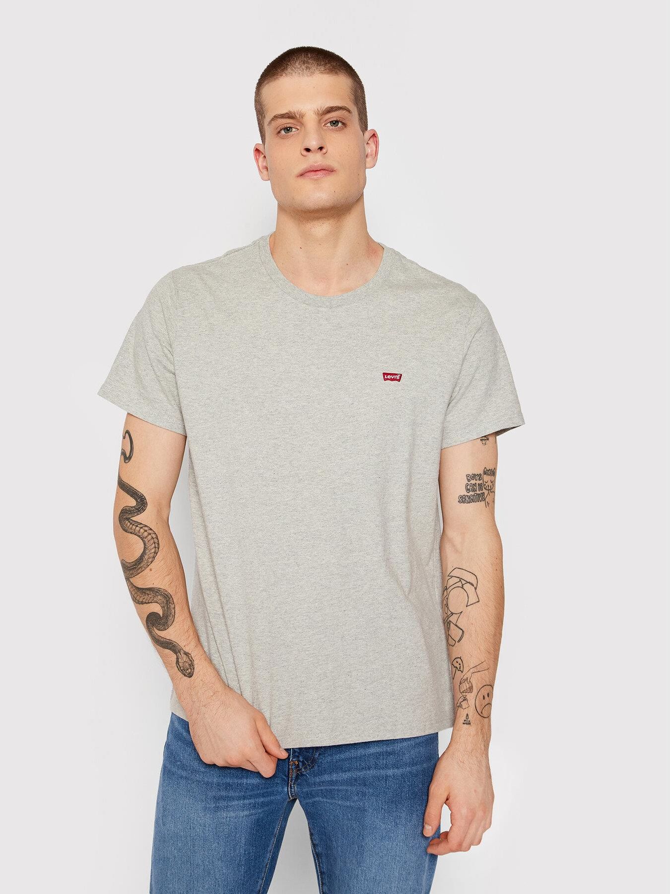 Levi's® T-Shirt Original Housemark 56605-0130 Szary Regular Fit - Ceny ...