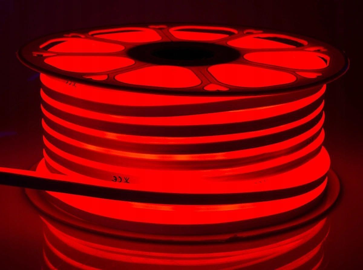 Taśma LED KAAR Taśma NEON 8W LED 230V barwa CZERWONA IP68 1mb - Opinie ...