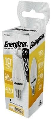 Żarówka LED ENERGIZER LED Candle E14 470lm 40W ciepła - Opinie i ...