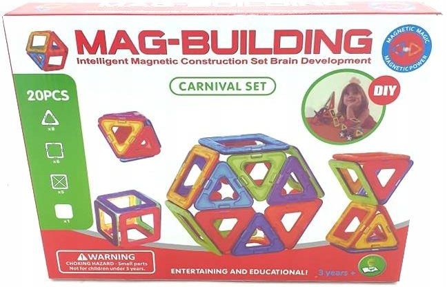 Mag-Building Magnetyczne Klocki Konstrukcyjne Edukacyjne 3D - ceny i ...