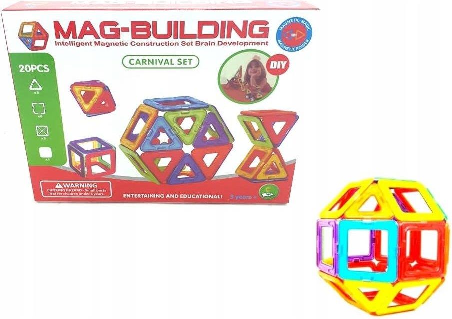 Mag-Building Magnetyczne Klocki Konstrukcyjne Edukacyjne 3D - ceny i ...