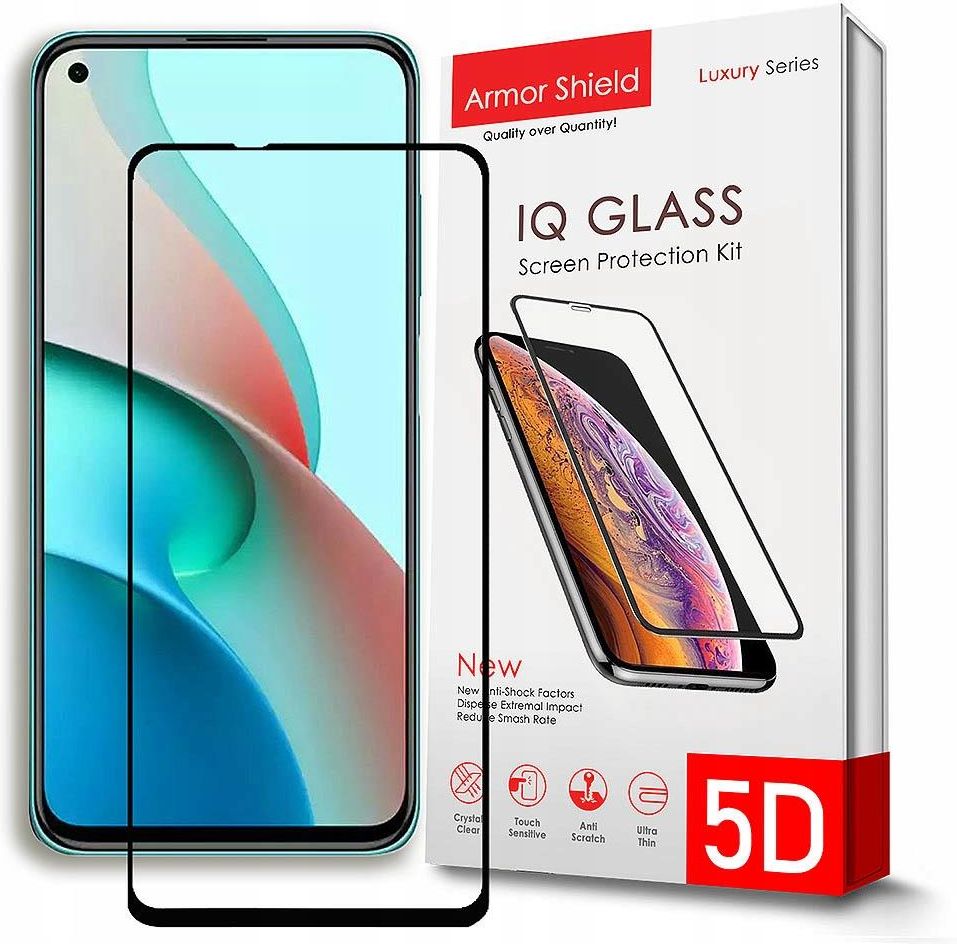 Armorshield Szkło 5D Cały Ekran Full Glue Xiaomi Note 9T (ASZK5D066) - Opinie i ceny na Ceneo.pl