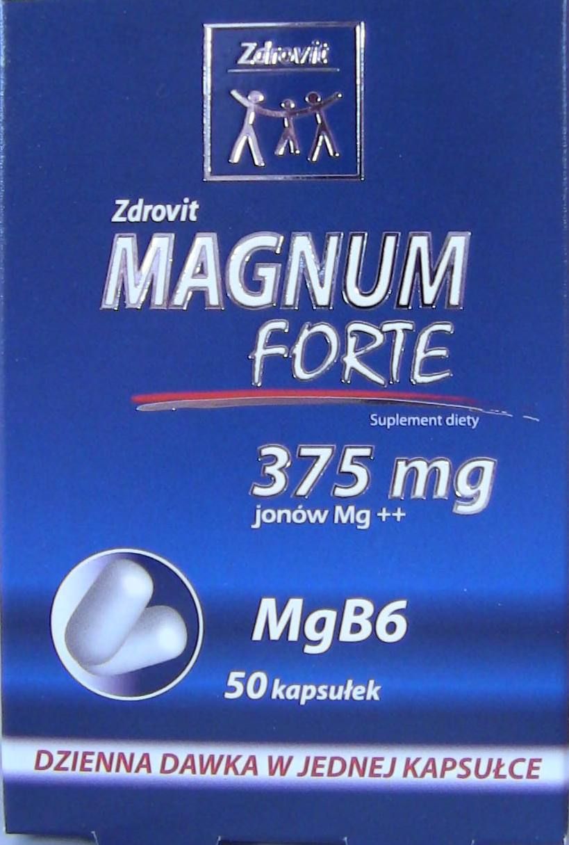 Zdrovit Magnum Forte 375 Mg 50 Kaps. - Opinie i ceny na Ceneo.pl