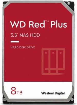 Dysk twardy Western Digital Red Plus 8TB 3,5 cala CMR 256MB/5400RPM ...