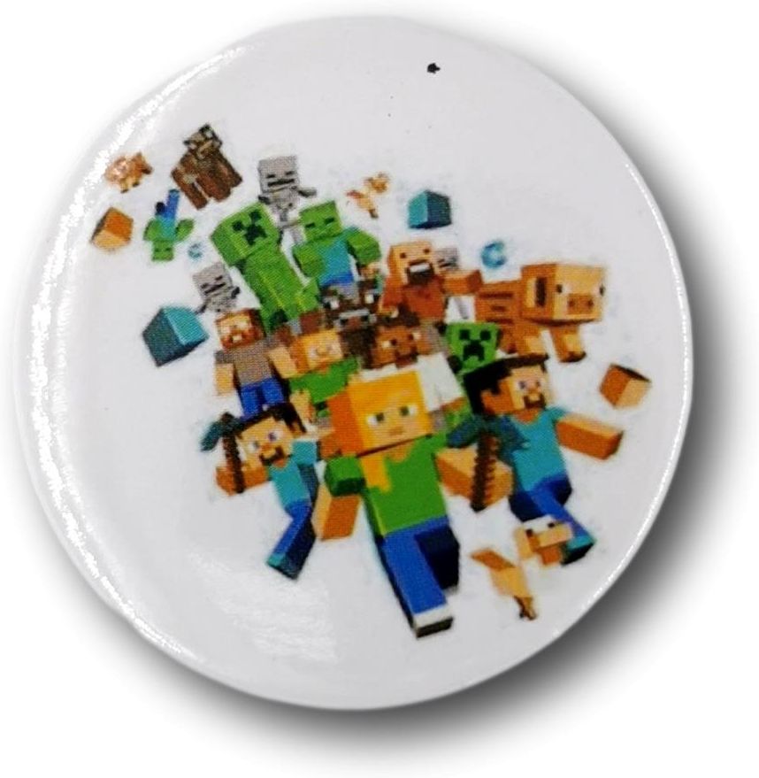 PRZYPINKA OKRĄGŁA MINECRAFT METAL PIN - Ceny i opinie - Ceneo.pl