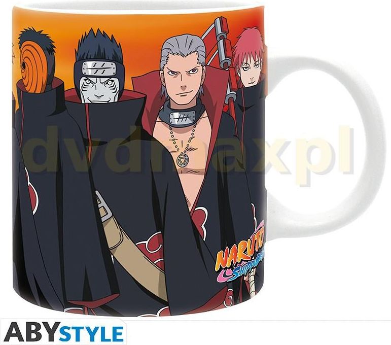 NARUTO SHIPPUDEN - Kubek - 320 ml - Akatsuki - subli - box - Ceny i ...