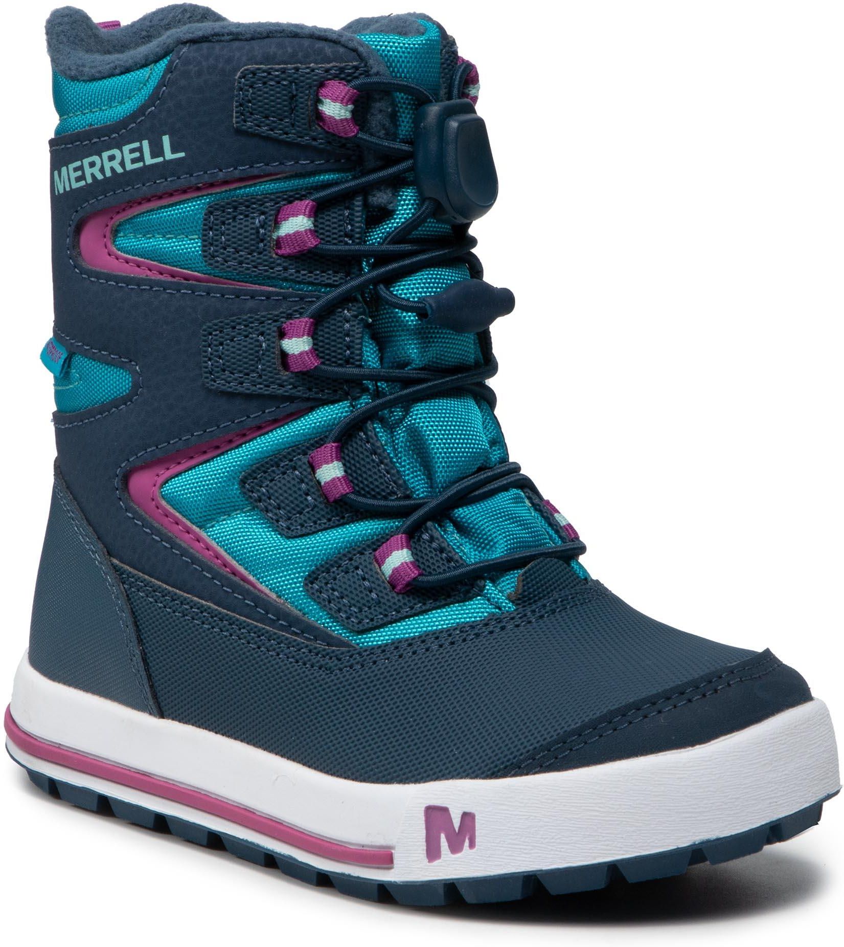 Śniegowce MERRELL - Snow Bank 30 Wtrpf MK165186 Ny/Tq - Ceny i opinie ...