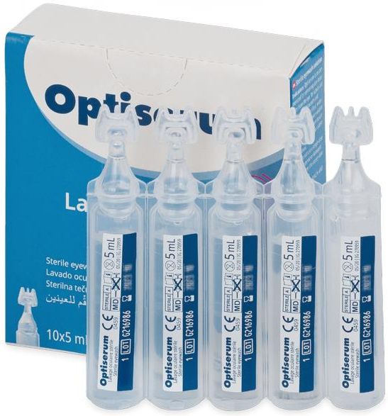 Soczewki Laboratoires Optiserum płyn do płukania oczu 10x 5 ml - Opinie ...