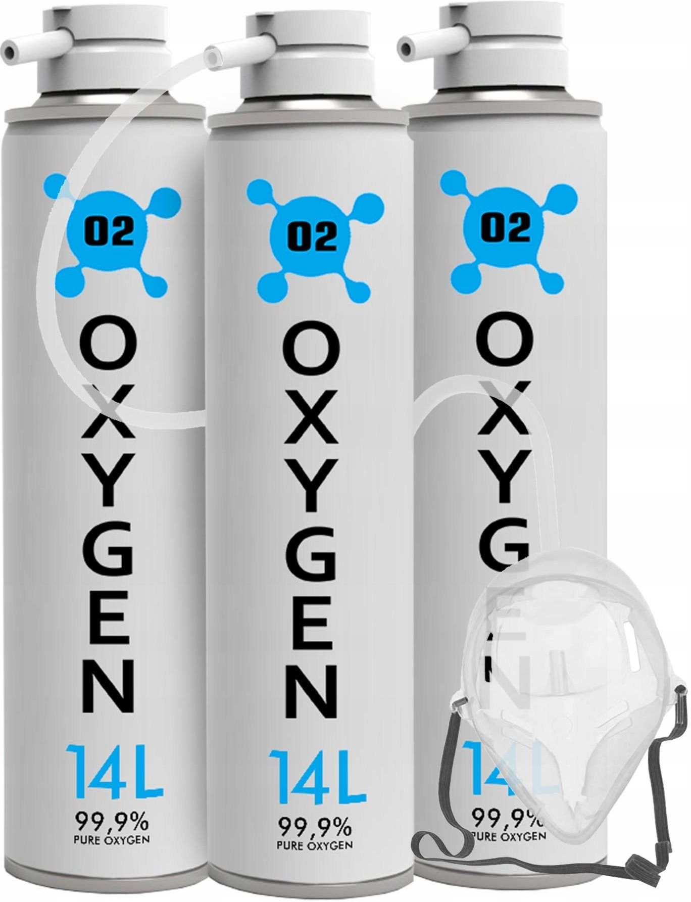 Tlen Medyczny Inhalacyjny 3X14L 42L - Ceny i opinie - Ceneo.pl