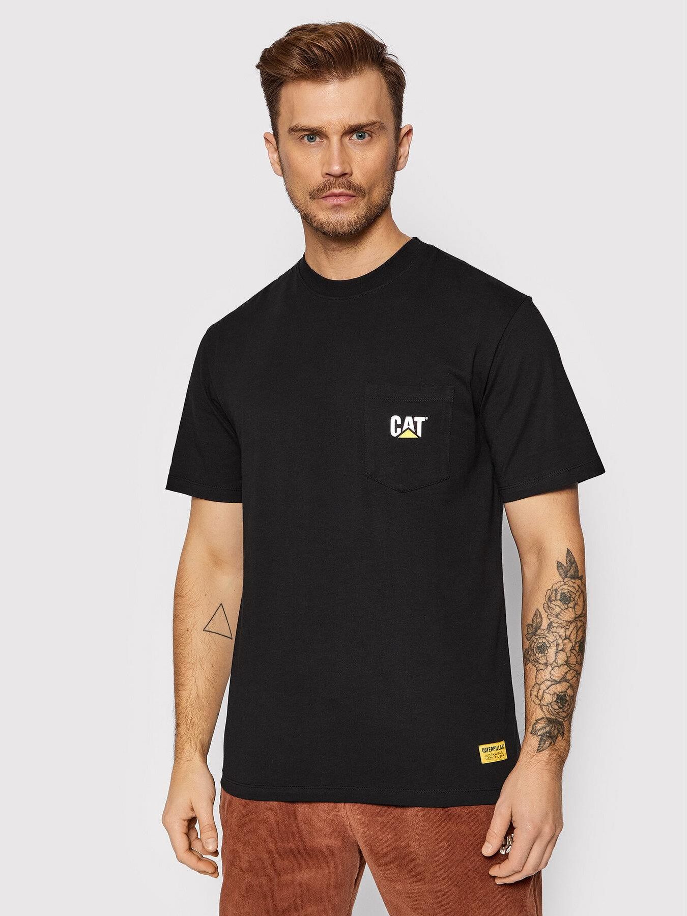 CATerpillar T-Shirt 2511868 Czarny Regular Fit - Ceny i opinie - Ceneo.pl