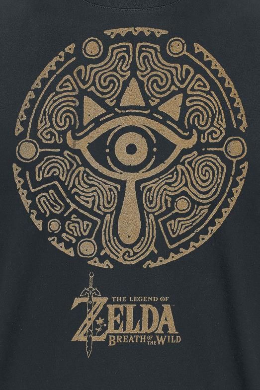 The Legend Of Zelda - Emblem - T-Shirt - czarny - Ceny i opinie - Ceneo.pl