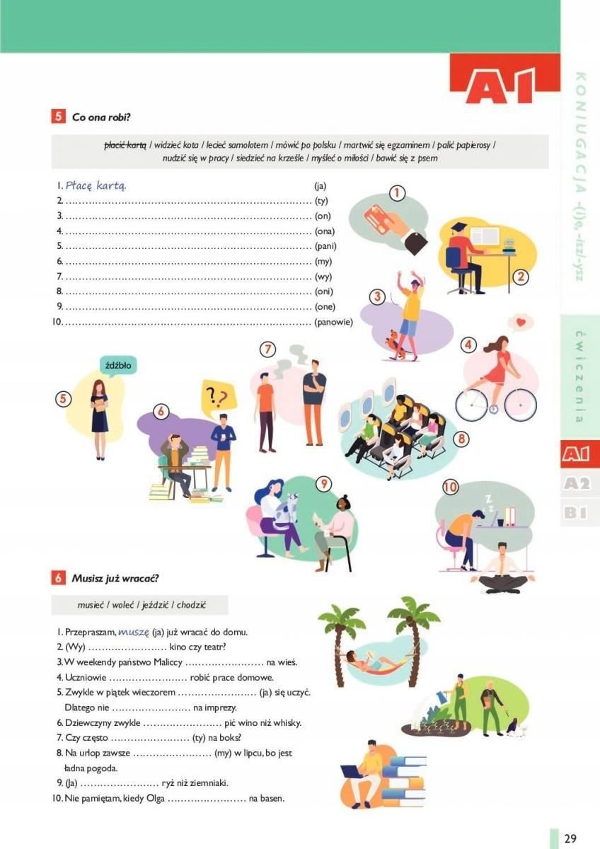 Gramatyka dla praktyka. Czasownik. Ćwiczenia A1-B1 - Ceny i opinie - Ceneo.pl