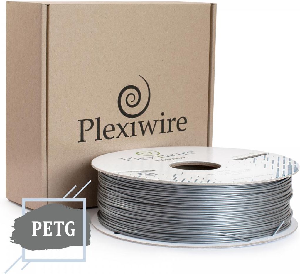 Filament Plexiwire FILAMENT PETG 1,75mm Srebrny 900g 300m - Opinie i ceny na Ceneo.pl