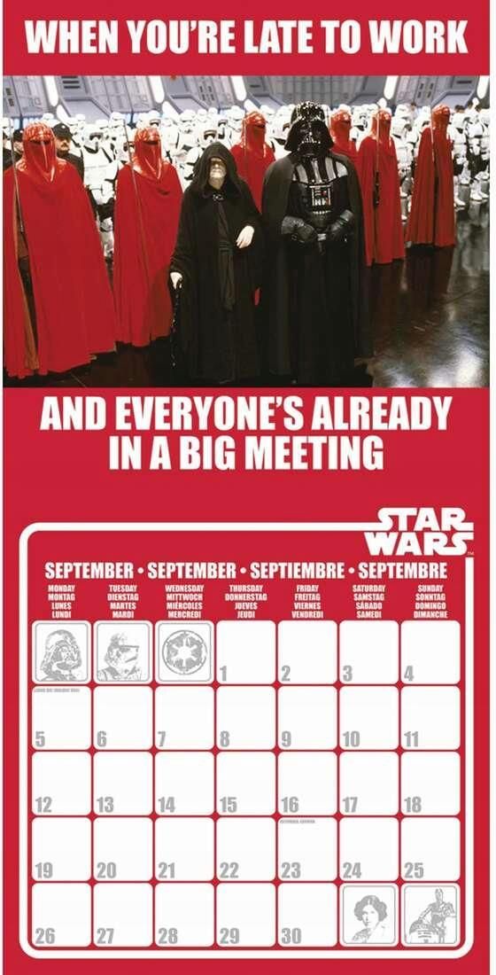 Star Wars Memy Gwiezdne Wojny - Kalendarz 2022 - Ceny i opinie - Ceneo.pl