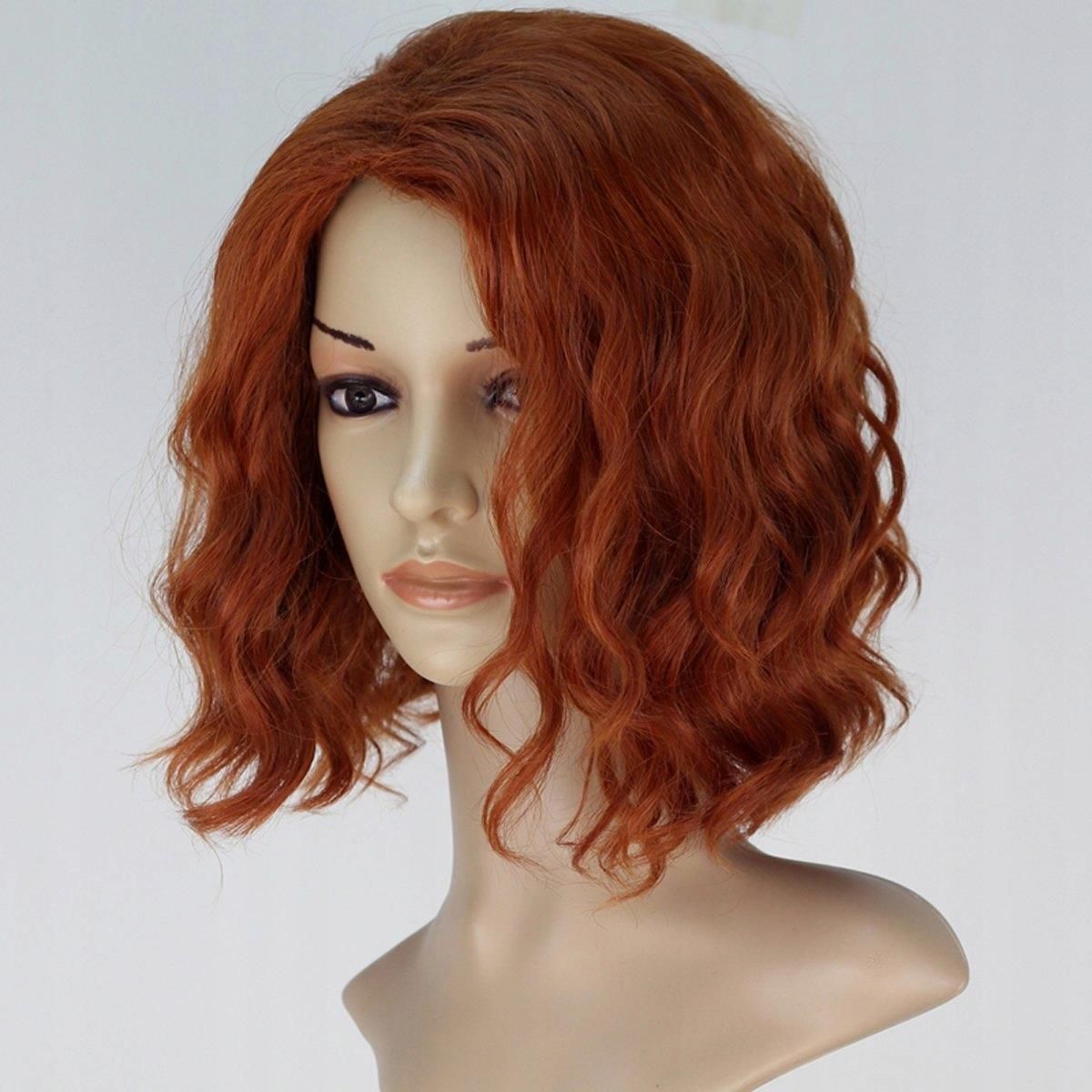 PERUKA CZARNA WDOWA AVENGERS WŁOSY RUDA RUDE W55 - Ceny i opinie - Ceneo.pl