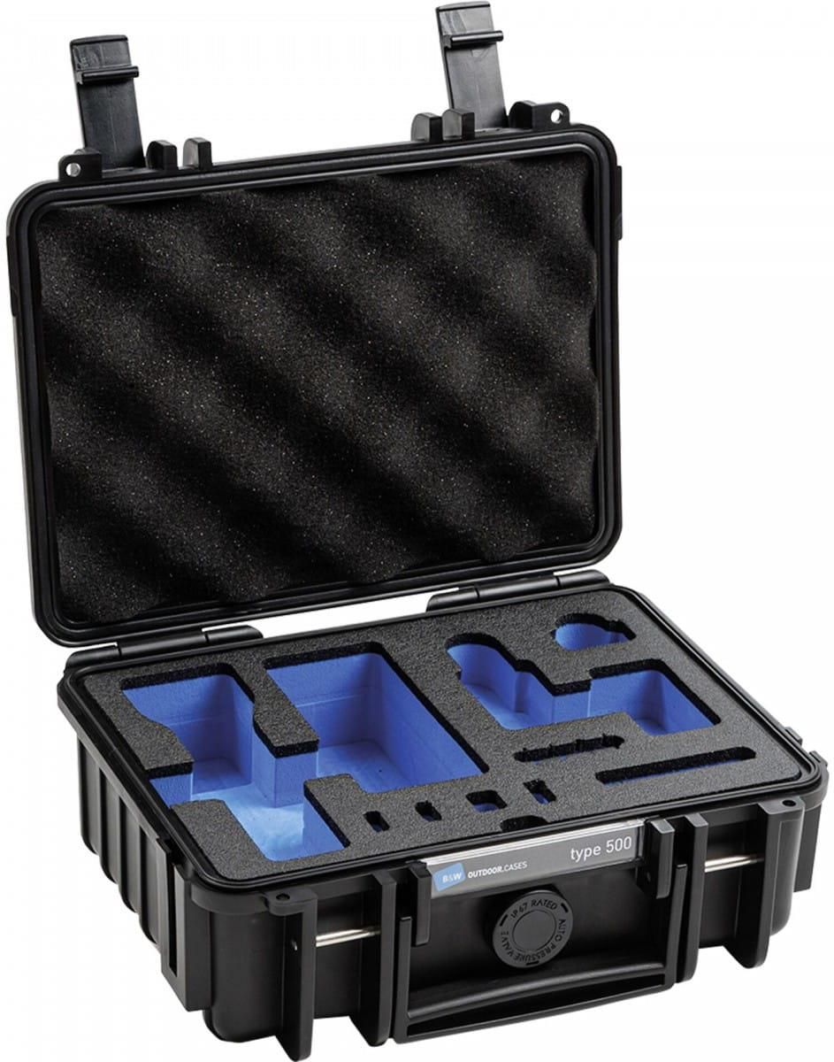 B&W INTERNATIONAL GIMBAL CASE TYPE 500 B BLACK FOR DJI POCKET 2 ...