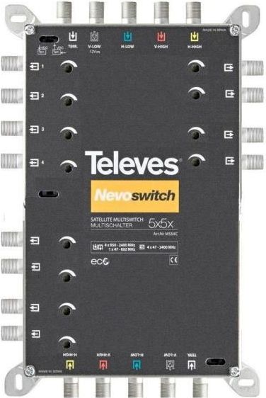 TELEVES MULTISWITCH 5/12 NEVOSWITCH 5X5X12 7145004 - Opinie i ceny na ...