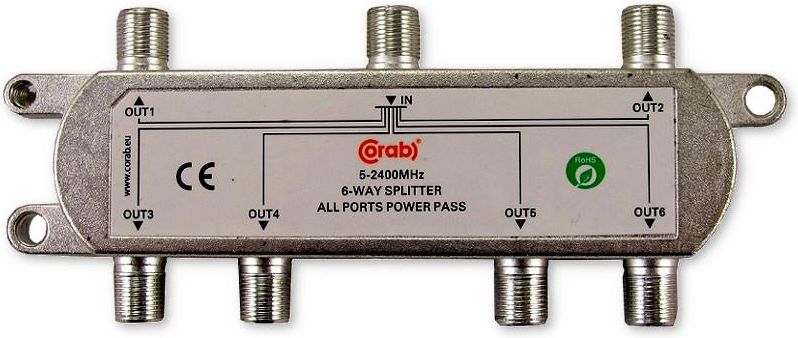 CORAB ROZGAŁĘŹNIK RTV/SAT SPL001 - Opinie i ceny na Ceneo.pl