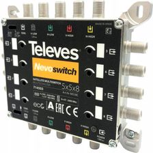 TELEVES MULTISWITCH NEVOSWITCH 5X5X8 (714503) - Opinie i ceny na Ceneo.pl