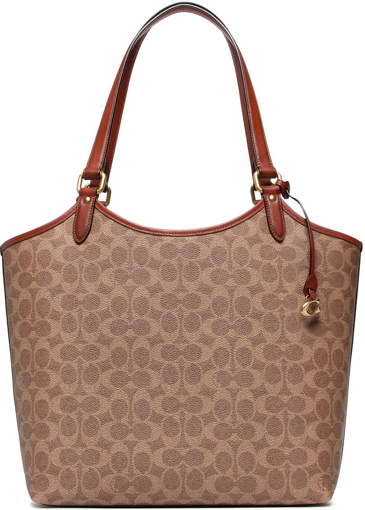 Torebka COACH - Cc Sig Day Tote C6336 B4NQ4 B4/Tan Rust - Ceny i opinie ...