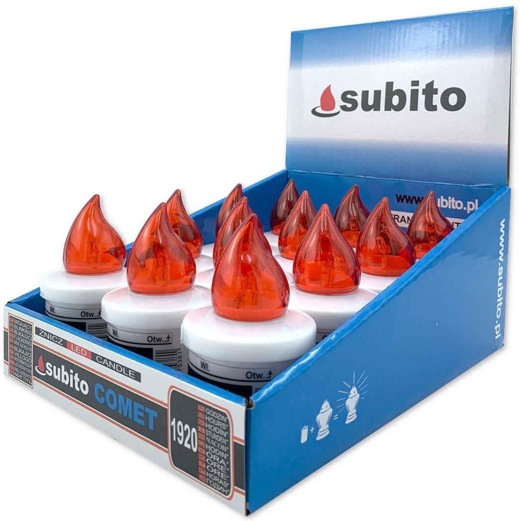 Wkłady Subito Comet 12Szt. Czerwone - Ceny i opinie - Ceneo.pl