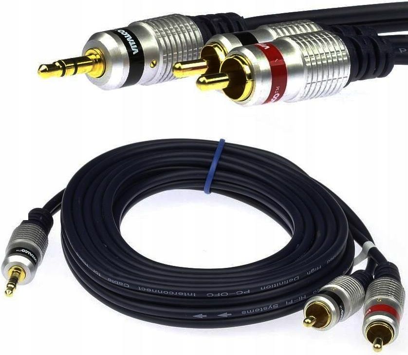 VITALCO KABEL MINI JACK 3,5 MM / 2X RCA CINCH 15M - Opinie i ceny na Ceneo.pl