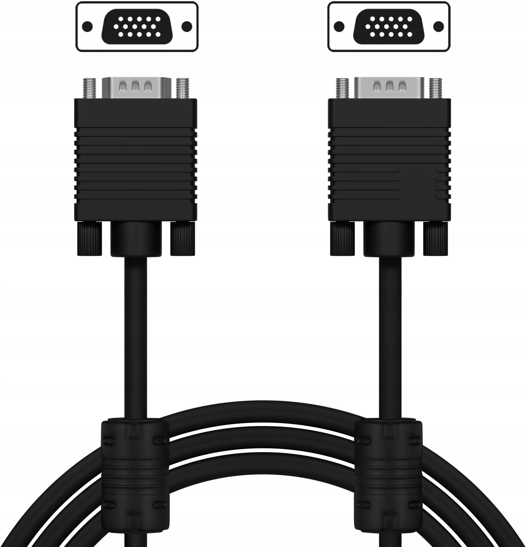 BLOW KABEL PRZEWÓD VGA D-SUB MONITOR RZUTNIK 1,5M (92611) - Opinie i ceny na Ceneo.pl