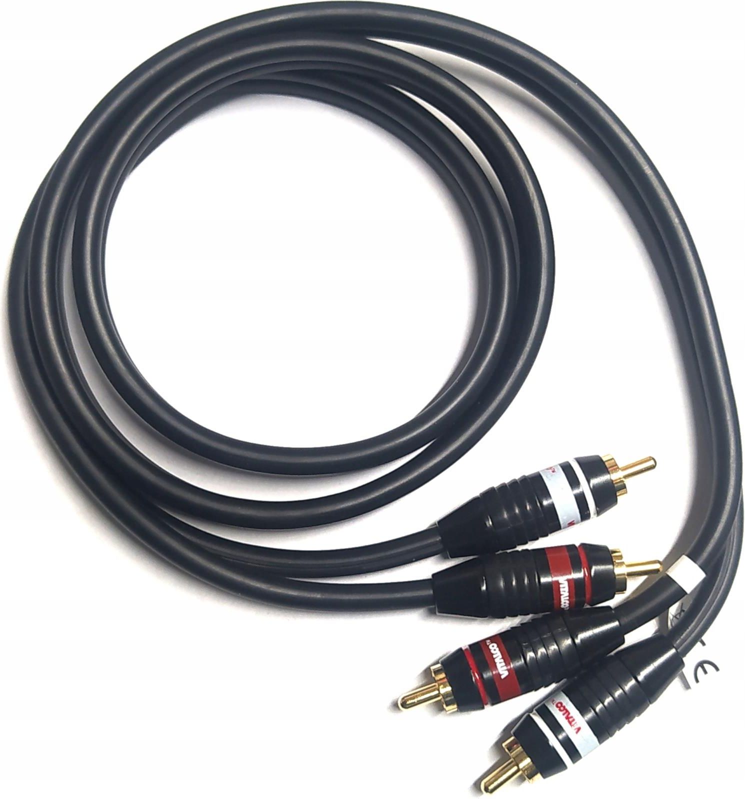 VITALCO PRZYŁĄCZE KABEL CHINCH 2X RCA NA 2XRCA 3M - Opinie i ceny na Ceneo.pl