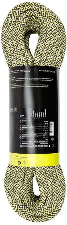 Edelrid Se Emperor Rope 9,8Mm X 50M Czarny Żółty - Ceny i opinie - Ceneo.pl