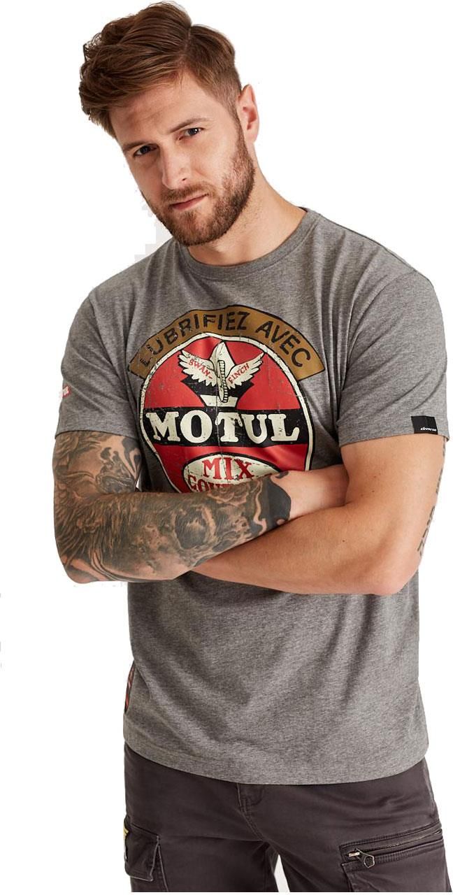 Odzież motocyklowa Motul Koszulka T Shirt Męska Mtl Logo Graphite ...