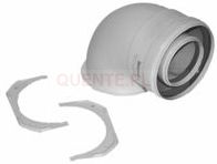 Immergas Kolano Koncentryczne 90° Z Kołnierzem Montażowym 60/100 3.011139 - opinie i ceny na ...