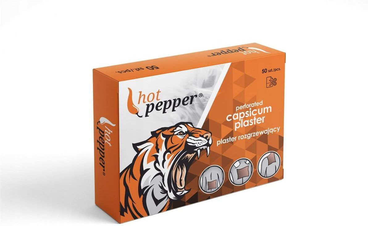 Hot Pepper, plaster rozgrzewający, 50 szt - Opinie i ceny na Ceneo.pl