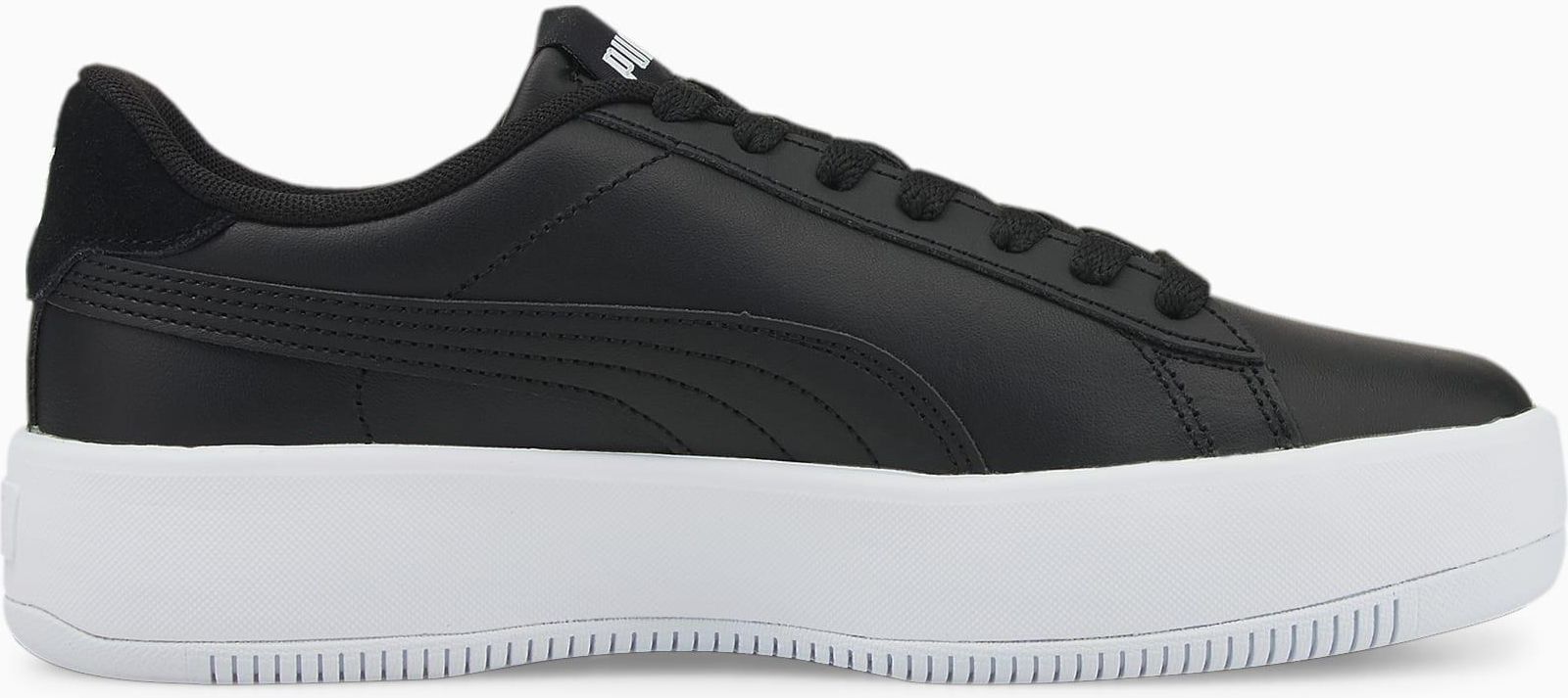 PUMA Damskie Sznurowane Buty Sportowe Lily Platform, Czarny / Biały ...
