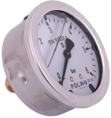 Polmo Manometr glicerynowy M63 0-6 bar tylne przyłącze G1/4 MGH63KG14T6P - Manometry - Opinie i ...