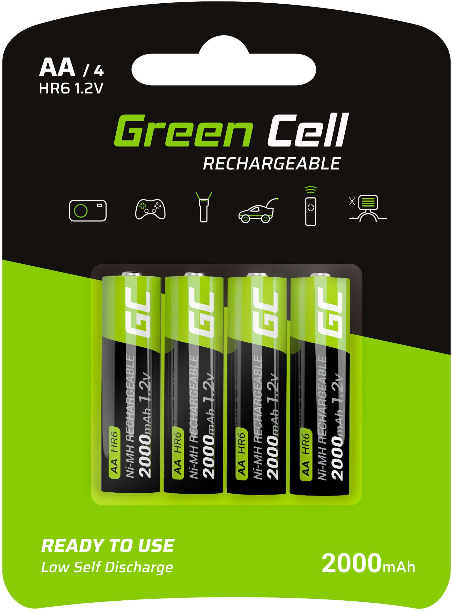 Green Cell 4X Akumulator Aa Hr6 2000Mah Gr02 - Akcesoria do monitoringu ...