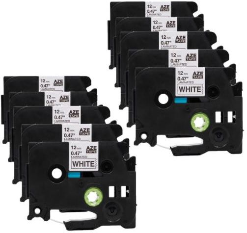 Taśma barwiąca Aimotech Komplet 10 Szt Taśm Do Brother Tze-231 12Mm Tz ...