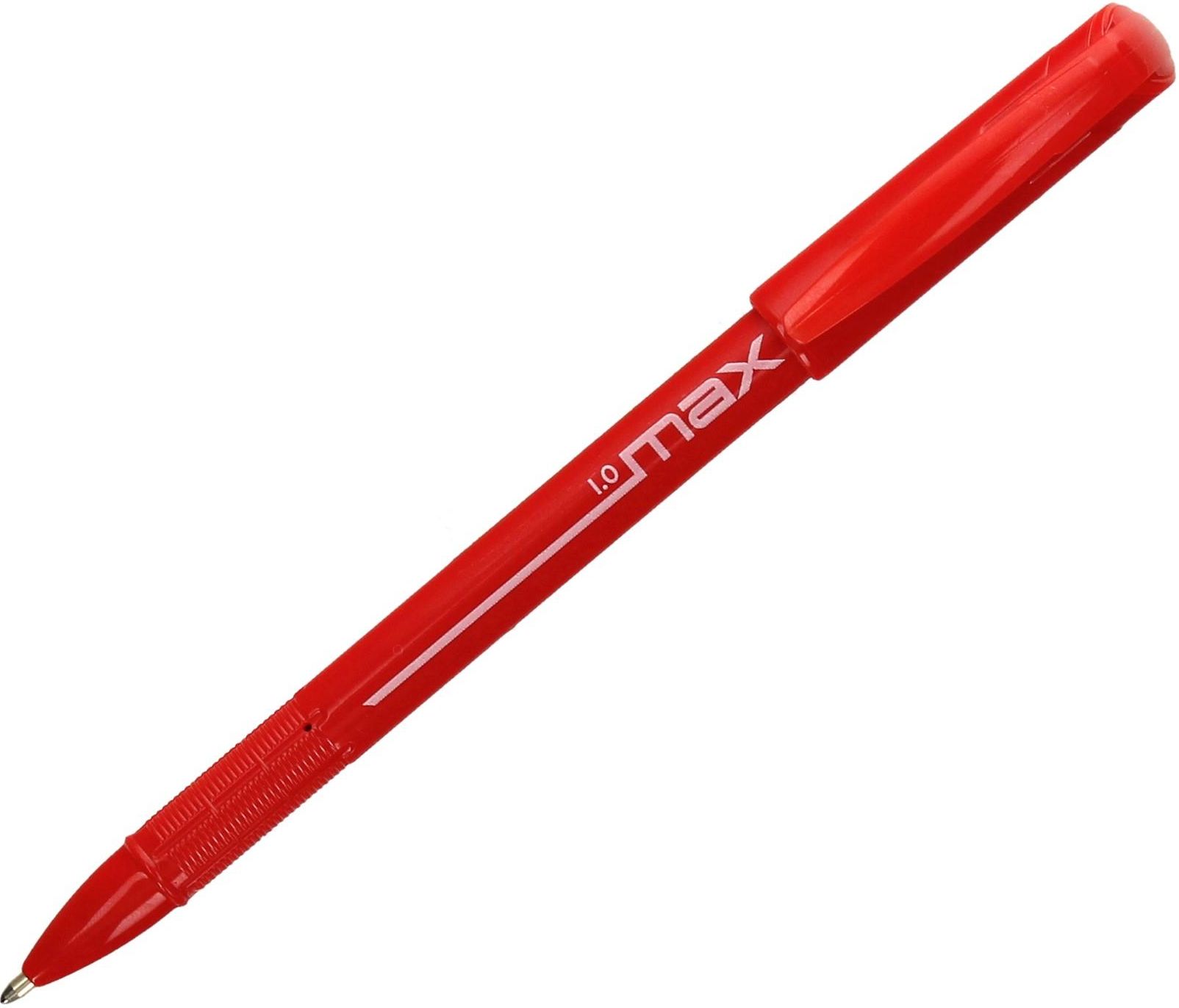 Rystor Długopis 1.00 Mm Skuwka Czerwony New Max - Ceny i opinie - Ceneo.pl
