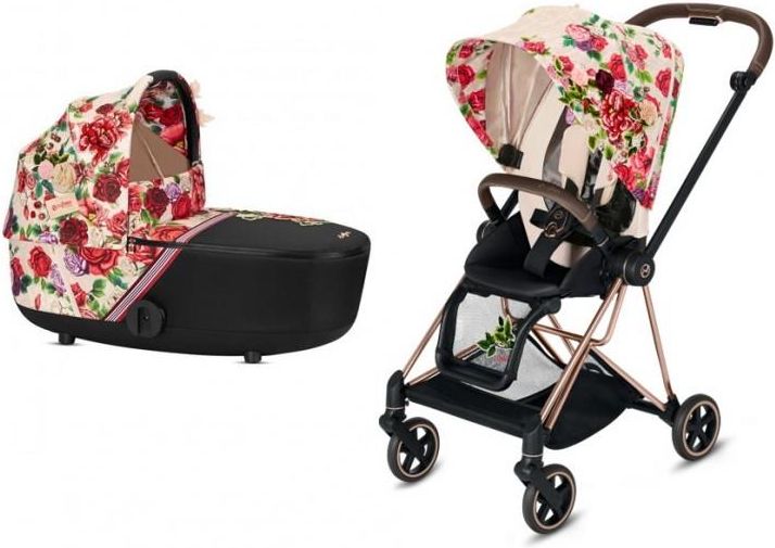 Wózek Cybex Mios Fashion Edition Spring Blossom Light Głęboko Spacerowy ...
