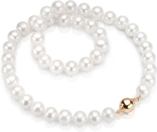 Staviori Naszyjnik Złoto Naturalne Perły hodowlane słodkowodne NZN4445 ...