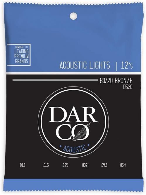 Struna Martin D520 Darco Acoustic Light 80/20 Phosphor Bronze struny do ...