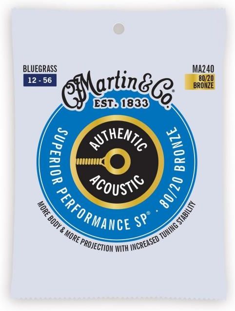 Struna Martin MA240 Authentic Bluegrass 80/20 struny do gitary ...