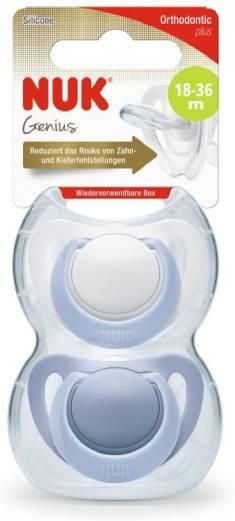 Nuk 739373A Smoczek Uspokajający Silikonowy 2Szt.18-36M - Ceny i opinie - Ceneo.pl