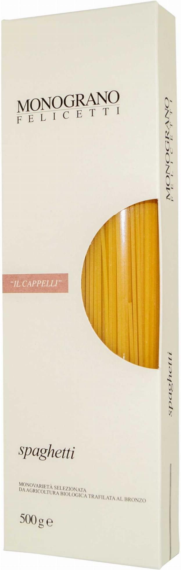 Monograno Felicetti Il Cappelli Spaghetti 500G - Ceny i opinie - Ceneo.pl