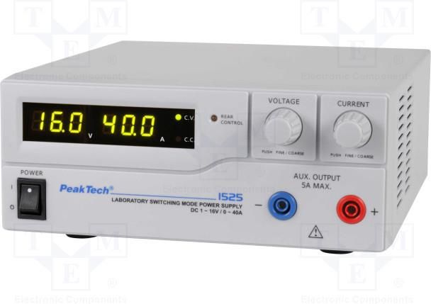 Peaktech P 1525 Zasilacz Laboratoryjny P1525 - - Opinie i ceny na Ceneo.pl