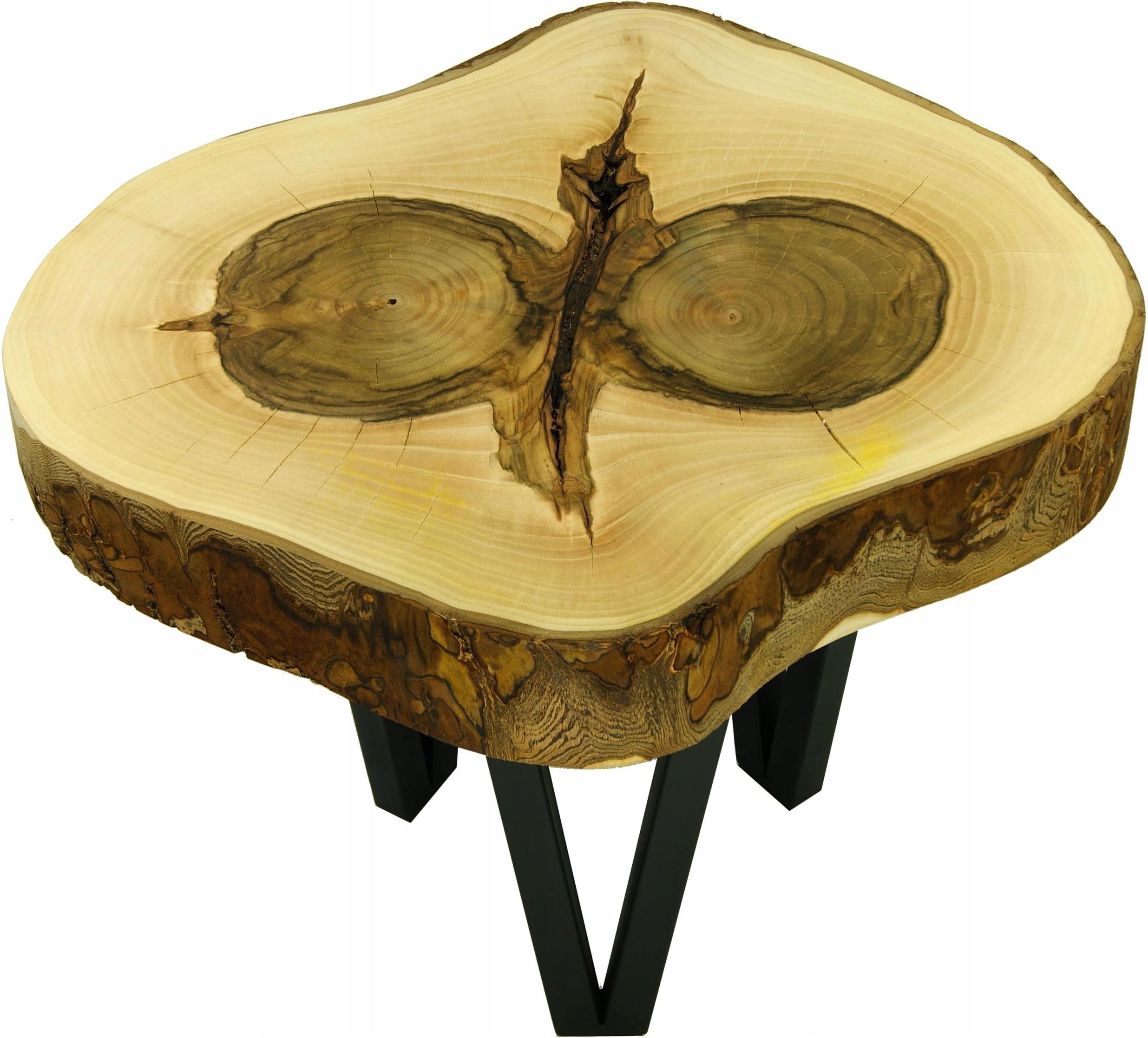 Plasterek Drewna Stolik Kawowy Ława Loft Połysk Plaster Drewniany ...