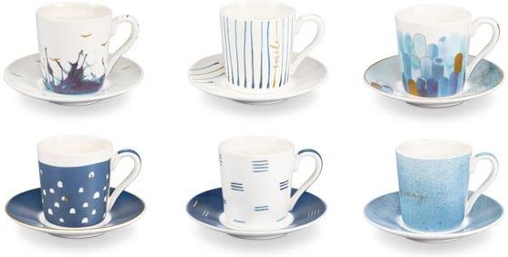 Tescoma Filiżanka do espresso z podstawką myCOFFEE 6 szt. Deep blue ...