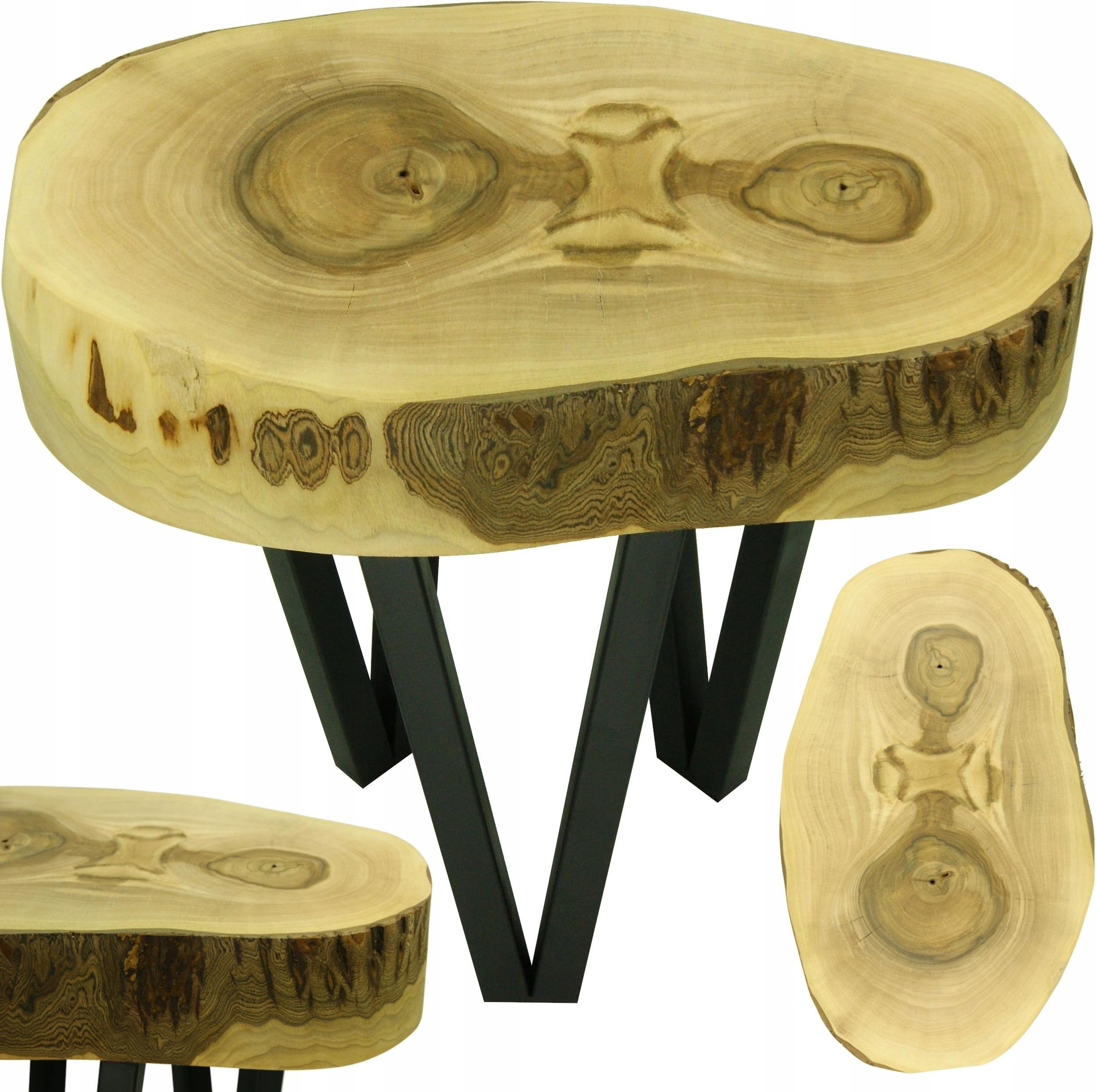 Plasterek Drewna Stolik Kawowy Ława Loft Dąb Orzech Mały Plaster ...